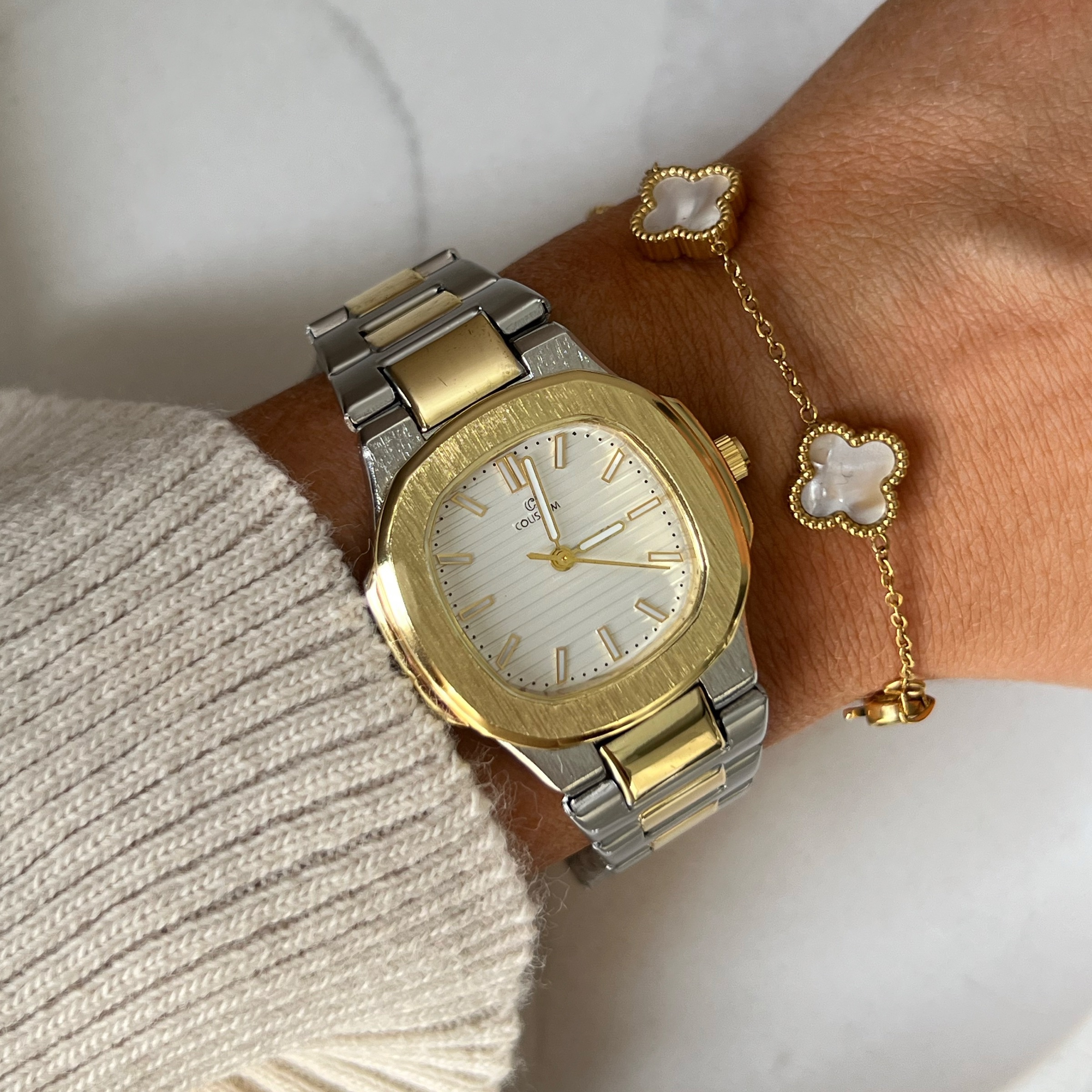 Ženski Sat Gold Silver Fashion – UNIKAT